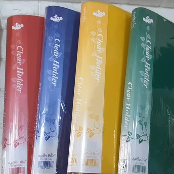 Jual Clear Holder Merk Agatha Felix ukuran Folio / F4 (isi 20 lembar ...