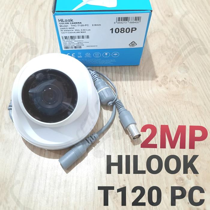 Promo CCTV 2mp Security Camera HiLook INDOOR THC-T120-PC 1080P IR ...