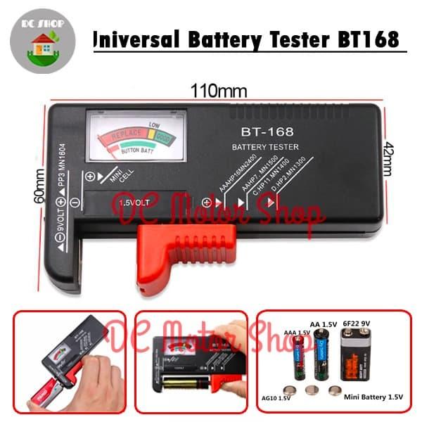 Jual Universsal Battery Tester / checker Analog BT168 / Alat Test ...