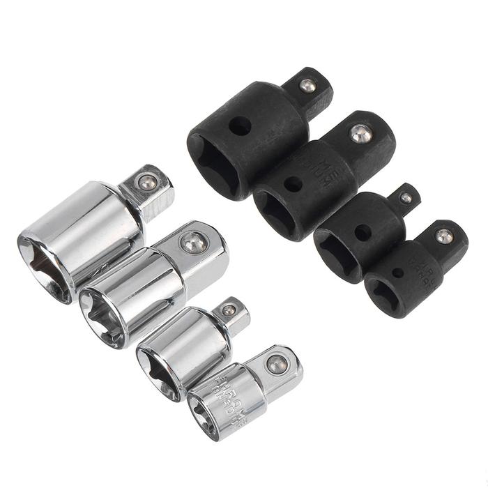 Jual 8Pcs Socket Wrench Adapter Socket Nut Driver Set 1/4 3/8 1/2 Inch ...