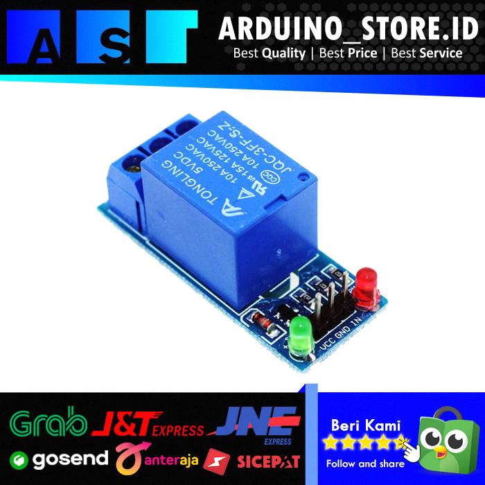 Jual RELAY 5V 1 CHANNEL OUTPUT 250VAC 30VDC 10A MODULE FOR ARDUINO ...