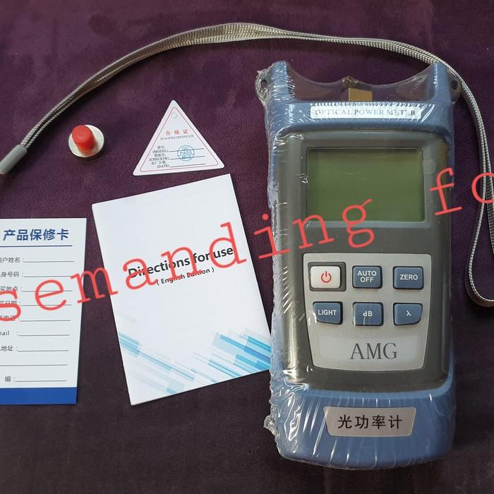 Jual OPM optical power meter AMG fiber optic ftth - Kota Surabaya ...