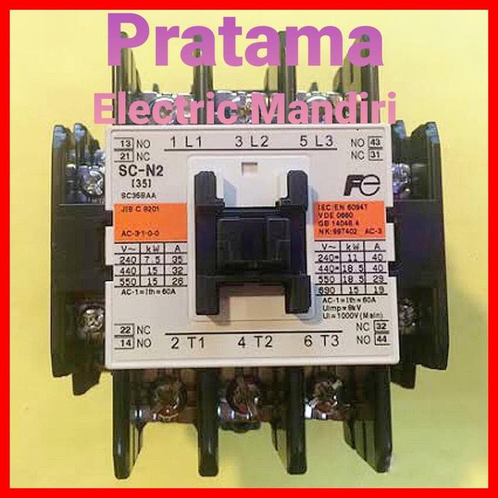 Jual FUJI ELECTRIC KONTAKTOR SC-N2 220VAC Magnetic Contactor SCN2 220V - Jakarta Barat - Pratama ...