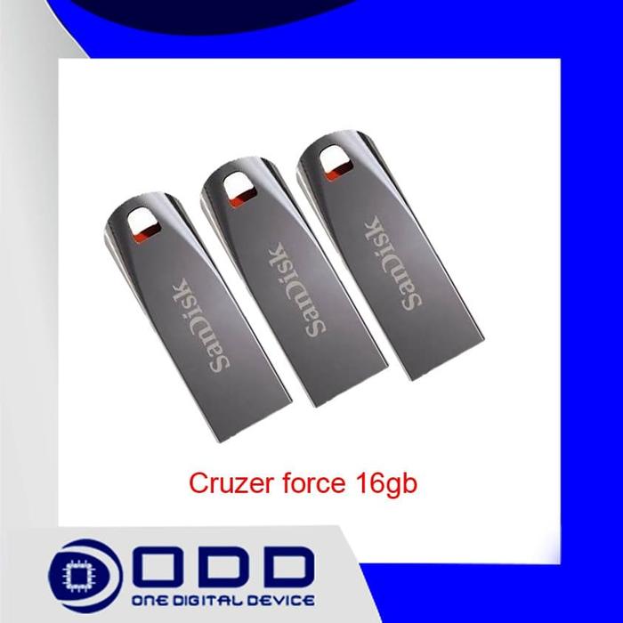 Jual Flashdisk sanDisk 16GB Cruzer Force Body Metal - Kota Yogyakarta ...