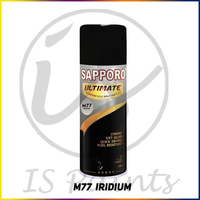 Jual Cat Aerosol Sapporo Ultimate M77 (Iridium) @ 400 cc Cat Spray ...