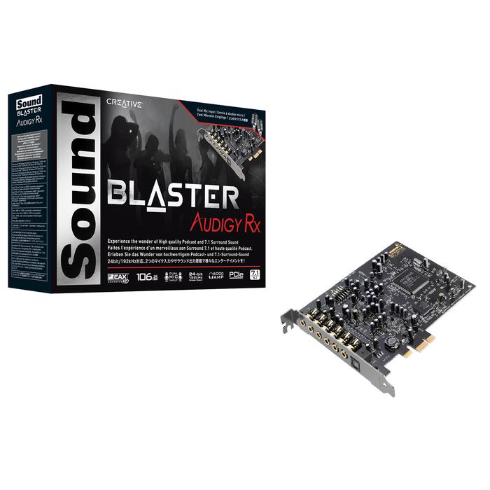 Jual CREATIVE Labs Sound Blaster Audigy Rx PCIe 7.1 Sound Card High AMP ...