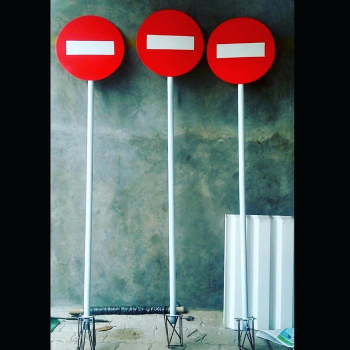 Jual sign rambu dilarang masuk no entry - Kota Surabaya - Piramida ...