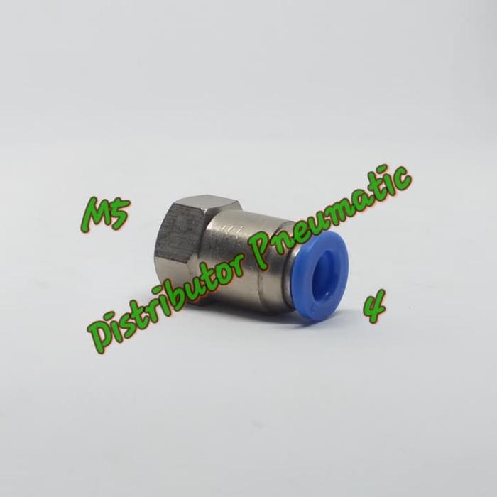 Jual MPCF 04-M5 Fitting Pneumatic Od 4mm x Drat dalam Female M5 ...