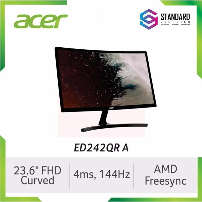 Jual Acer ED242QR-A Monitor 23.6" (Curved, FHD, 4ms, 144Hz, AMD ...