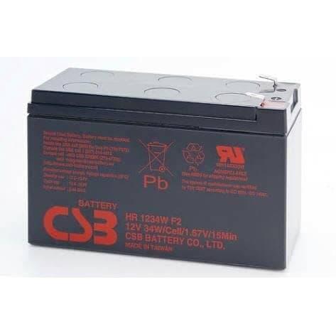 Jual BATTERY AKI KERING CSB HR1234W F2 / 12V 9 Ah ORIGINAL MURAH buat ...