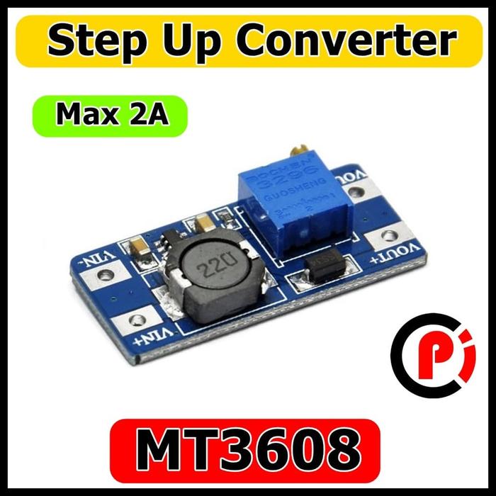Jual MT3608 DC STEP UP BOOST CONVERTER 28VOLT 2A MODULE - Kota Medan ...