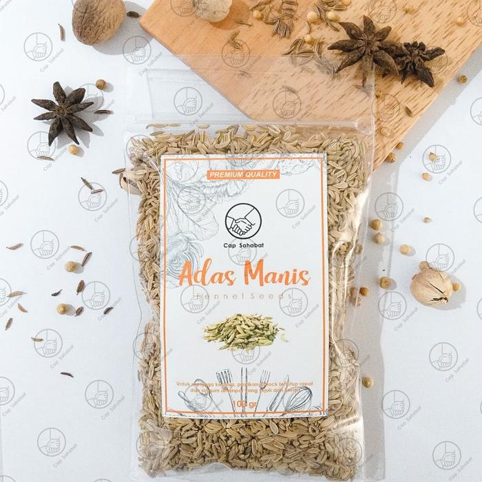 Jual 100gr Adas Manis / Fennel Seed 100% PREMIUM - Kota Bandung - Cap ...