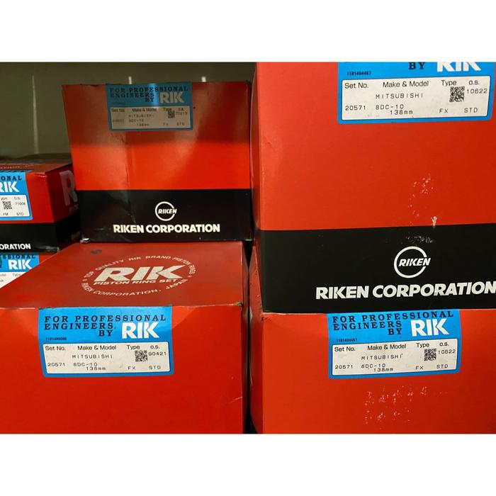 Jual Ring Piston RIKEN Mitsubishi Fuso 8DC10 Engine - Jakarta Barat ...