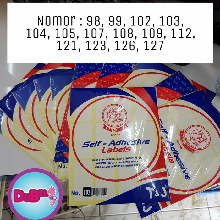 Jual Label Tom Jerry / Label Tom & Jerry / Label Stiker Tom Jerry - 126 ...