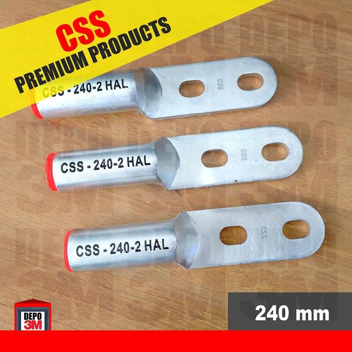 Jual Cable Lug | Skun Kabel Alumunium CSS 240mm 2 Lubang - Kota Medan ...