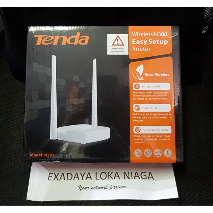 Jual Tenda N301 3 in 1 Wireless ROUTER+Access Point+EXTENDER - Jakarta ...