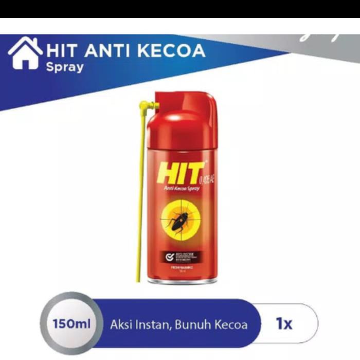 Jual Hit anti kecoa spray semprot 150 ml ampuh basmi serangga - Kota ...