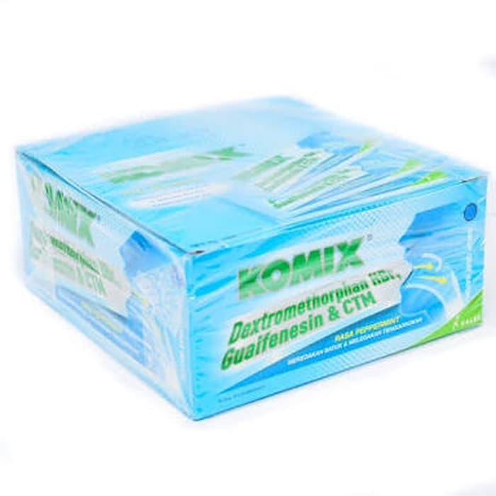 Jual KOMIX RASA PEPPERMINT 1 DUS ISI 30 SACHET - SIRUP OBAT BATUK ...