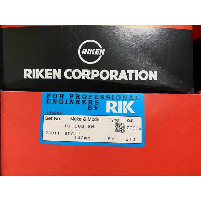 Jual Ring Piston RIKEN Mitsubishi Fuso 8DC11 Engine - Jakarta Barat ...