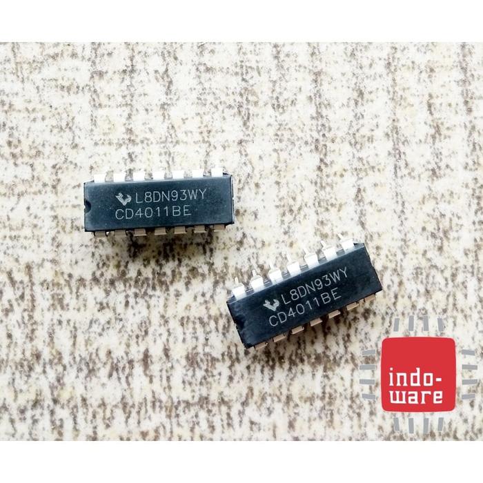 Jual IC CD4011 CD4011BE CD 4011 DIP Quad 2-input NAND IC 14 Pin - Kota ...