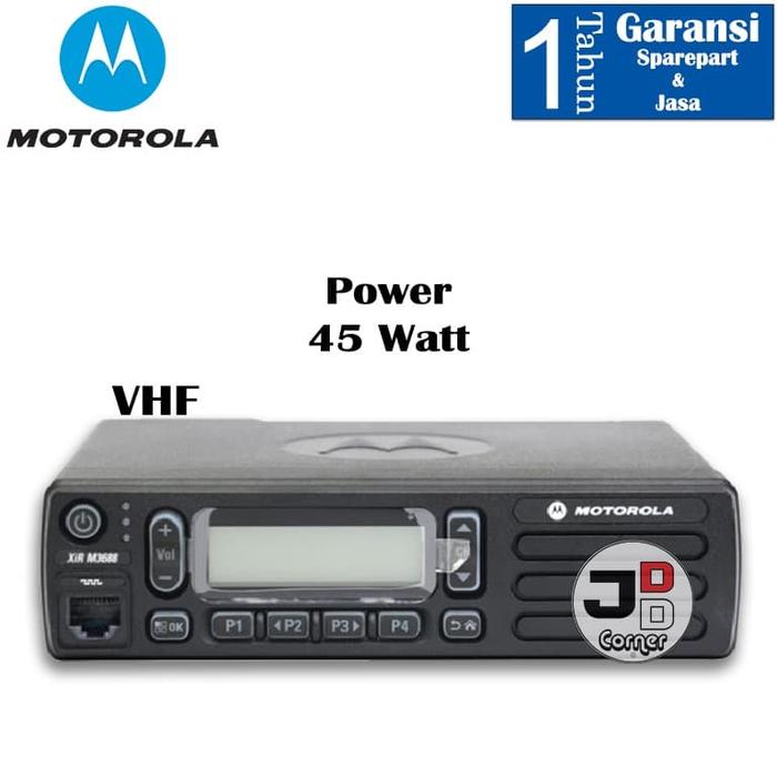 Jual RIG Motorola XiR M3688 45 W VHF ORIGINAL Garansi Analog Digital M 3688 - Jakarta Pusat ...