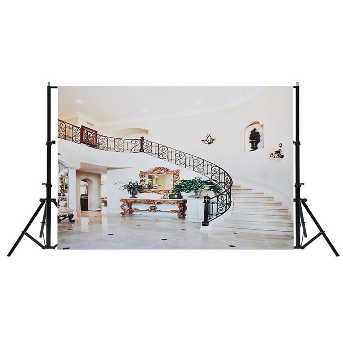 Jual 7x5FT Stairs Luxury Building Photography Backdrop Studio Prop ...