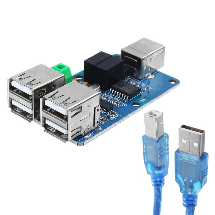 Jual Quad USB Isolator USB HUB Isolation Module Coupling Protection ...