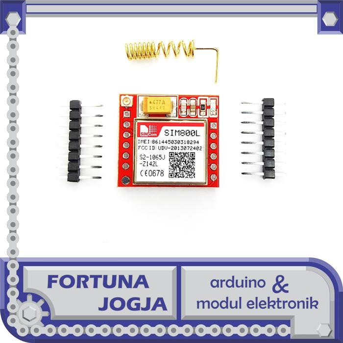Jual SIM800L Quad Band GPRS GSM Modul - Kab. Bantul - Fortuna Jogja ...