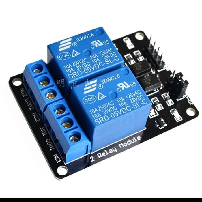 Jual relay modul 12V 2 chanel - Kab. Karawang - Klinik Rasyid | Tokopedia