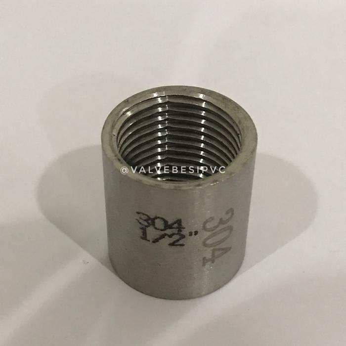 Jual Sock/ socket stainless 304/ ss 304/ sus 304 / sok 1/2" - Jakarta Pusat - Valve Besi PVC ...