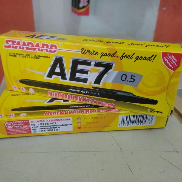 Jual pulpen standard AE7 0,5 1 pack - Jakarta Selatan - Alzan zea store79 | Tokopedia