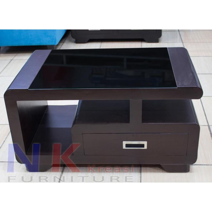 Jual Meja Tamu Kayu Kerang Leter G mewah- kaca riben - Jakarta Timur ...