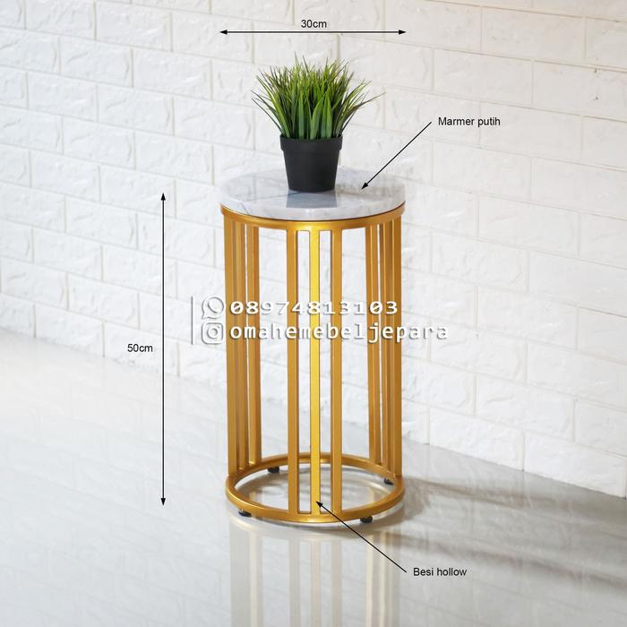 Jual Meja tamu 9 pilar - Meja pojok - Meja marmer - Meja pot - Meja ...