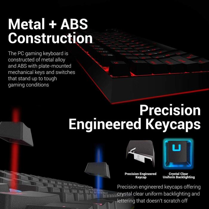 Jual Redragon Gaming Keyboard Tkl Mouse Pad 3 In 1 Combo Set - K552-ba ...