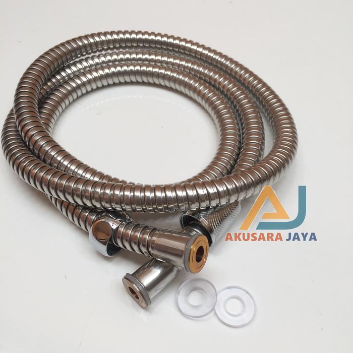 Jual Selang Shower / Selang Flexible Shower STAINLESS SLV - 200CM ...