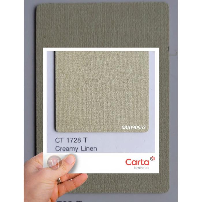 Jual HPL CARTA CT 1728 T - Creamy Linen | FABRIC - Kota Tangerang ...