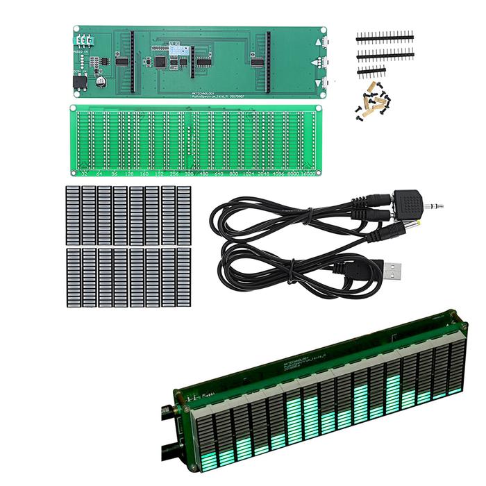 Jual 16 Level LED Music Audio Spectrum Indicator Amplifier Board Green ...