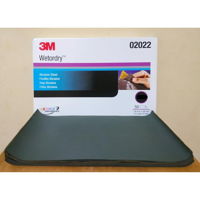 Jual Wetordry Abrasive Sheet Kertas Amplas lembaran 3M 401Q - Kota ...