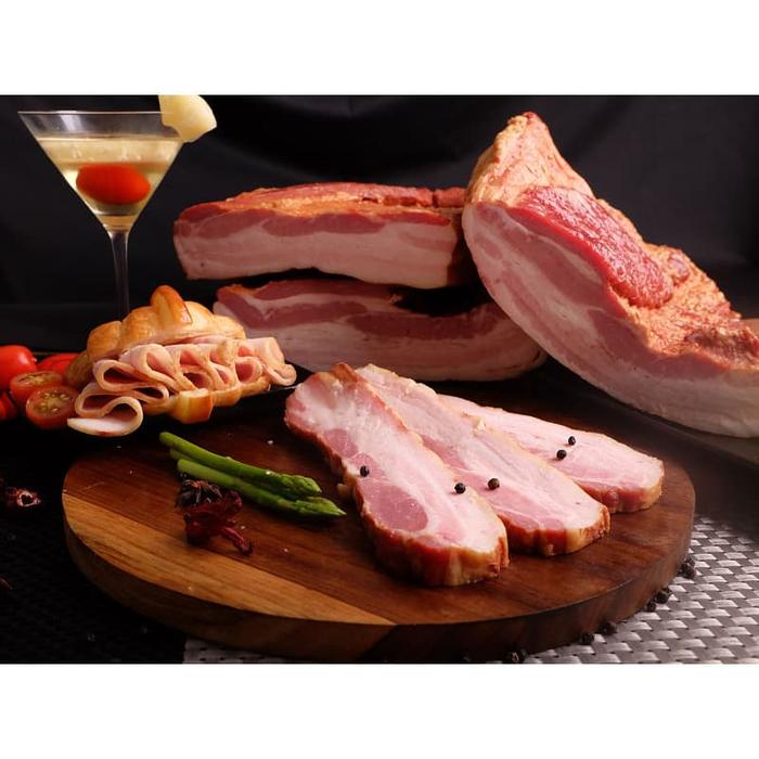 Jual BACON BABI- Streaky Bacon PREMIUM Aroma/Daging Babi Asap - FROZEN ...