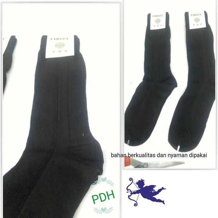 Jual Kaos Kaki PDH Target Hitam l Kaos Kaki PDH Hitam Polos - Jakarta ...