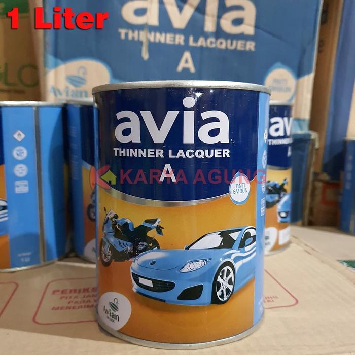 Jual Thinner Tiner Tener AVIA A Lacquer / Pengencer Cat Synthetic 1 liter - Kota Makassar ...