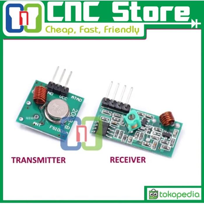 Jual 433MHZ RF WIRELESS TRANSMITTER & RECEIVER PAIR MODULE - Kab. Bantul - CNC STORE YOGYAKARTA ...