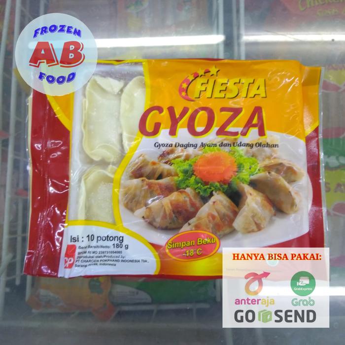 Jual Fiesta Gyoza 180 gram isi 10 potong Gyoza Daging Ayam dan Udang ...
