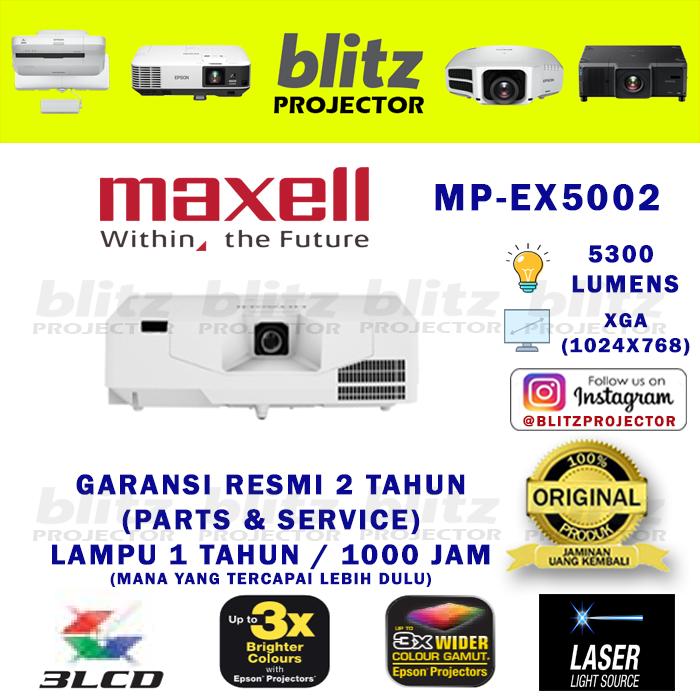 Jual Proyektor - Projektor - Maxell MP - EX5002 - XGA 5300 LUMENS ...