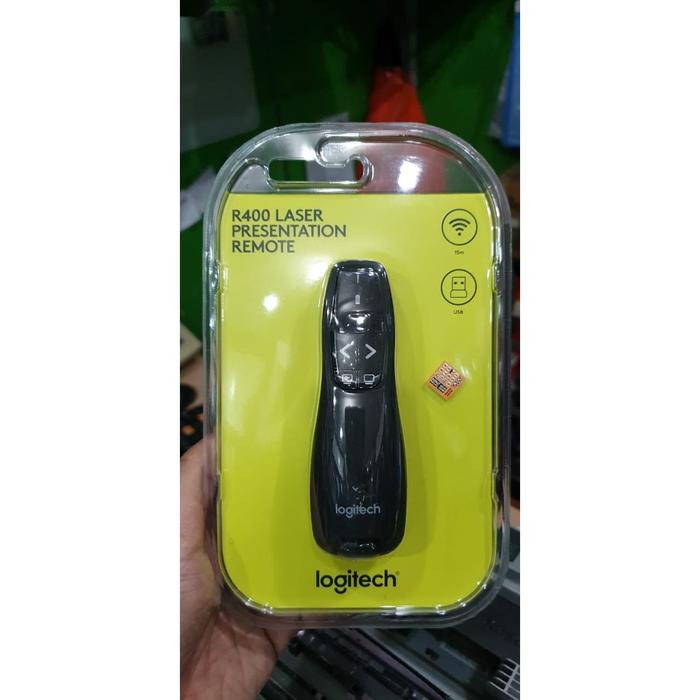 Jual Logitech R400 Wireless Presenter Red Laser Pointer Original Resmi ...