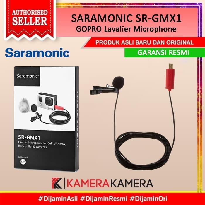Promo SARAMONIC SR-GMX1 GOPRO Lavalier Microphone for Hero4 Hero3 ...