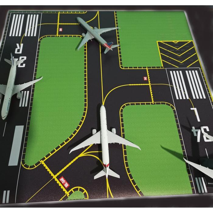 Jual Mat Airport Miniatur Ukuran 60 x 60 Diecast Pesawat - Kota Padang ...