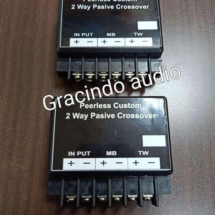 Jual Crossover Pasive 2way Peerless Custom buat Midbass dan Tweeter ...