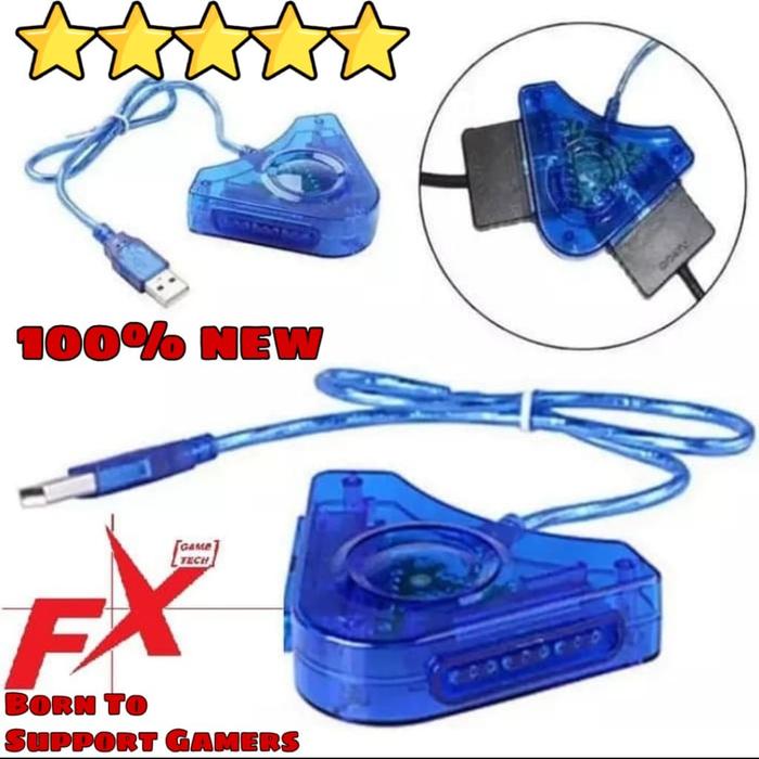 Jual Konverter Converter Adaptor Stick Stik PS2 Playstation 2 to USB ...