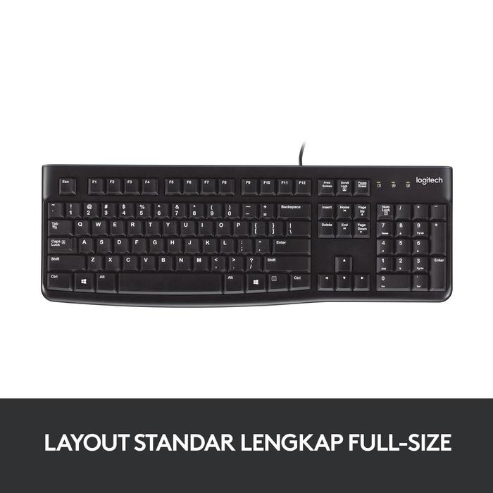 Jual LOGITECH CABLE KEYBOARD K120 USB / KEYBOARD K 120 ORIGINAL ...